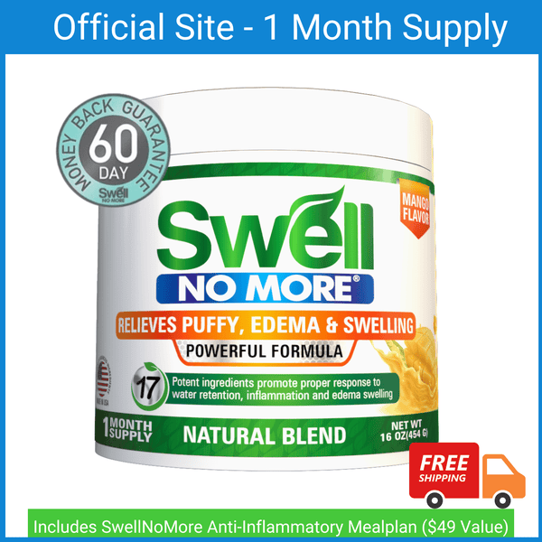 NEW!! THE SWELLNOMORE PEACH MANGO SHAKE POWDER! Reduces Edema Swelling